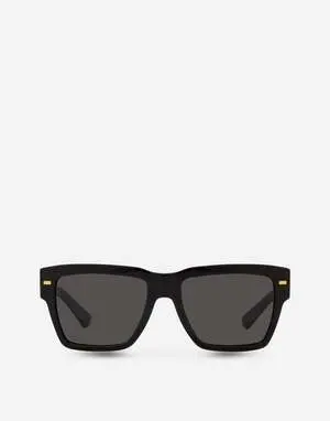 Dolce & Gabbana Lusso Sartoriale Sunglasses New Arrivals Acetate - Black