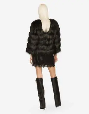 Dolce & Gabbana Faux Fur Jacket Blazers Faux Fur