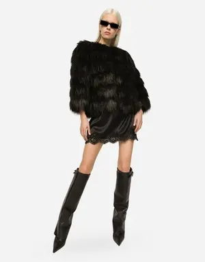 Dolce & Gabbana Faux Fur Jacket Blazers Faux Fur