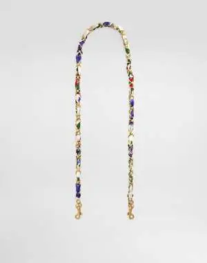 Dolce & Gabbana Bejeweled Chain Strap - Print