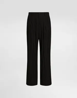 Dolce & Gabbana Cotton Trousers Pants And Shorts - Black