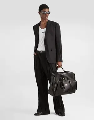 Dolce & Gabbana Stretch Cotton Trousers - Black