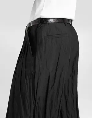 Dolce & Gabbana Stretch Cotton Trousers - Black