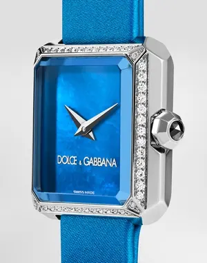 Dolce & Gabbana Sofia Steel Watch With Diamonds