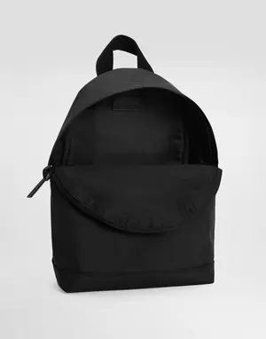 Dolce & Gabbana Nylon Backpack With Dg Patch Accessories - Black