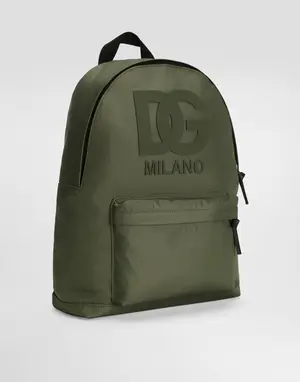 Dolce & Gabbana Nylon Backpack With Dg Patch