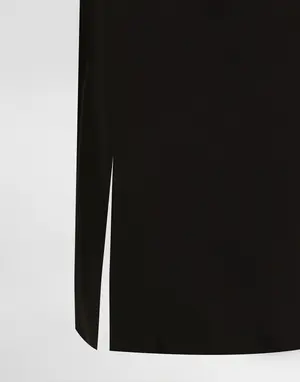 Dolce & Gabbana Structured Cady Dress Dresses Viscose - Black