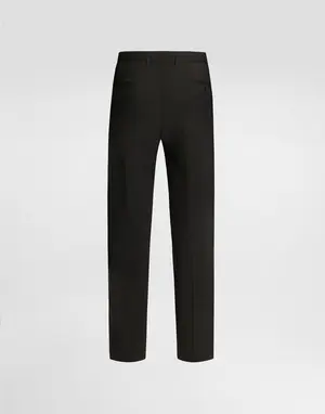 Dolce & Gabbana Stretch Wool Canvas Trousers