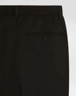 Dolce & Gabbana Stretch Wool Canvas Trousers