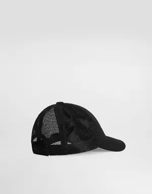 Dolce & Gabbana Twill And Mesh Baseball Hat With Embroidery Accessories