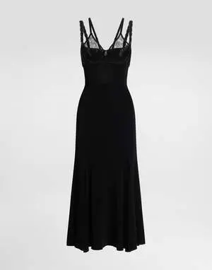 Dolce & Gabbana Organza Godet Dress