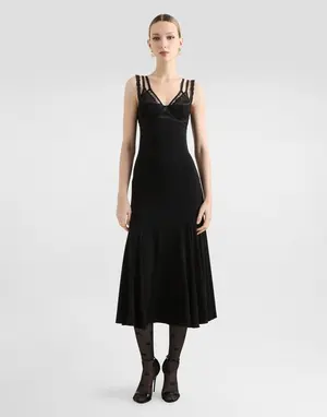 Dolce & Gabbana Organza Godet Dress