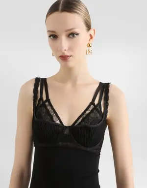Dolce & Gabbana Organza Godet Dress