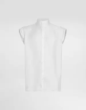 Dolce & Gabbana Hawaii Silk Twill Shirt Shirts - White