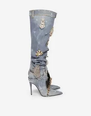 Dolce & Gabbana Stivale Boots And Booties - Blue