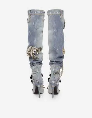 Dolce & Gabbana Stivale Boots And Booties - Blue
