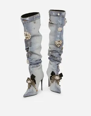 Dolce & Gabbana Stivale Boots And Booties - Blue