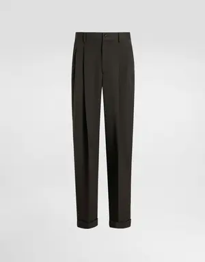 Dolce & Gabbana Pantalone Pants And Shorts Multi-colored Wool - Multicolor