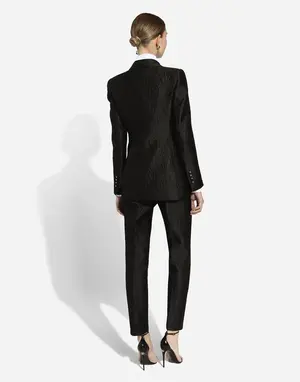 Dolce & Gabbana Single-breasted Floral Brocade Jacket