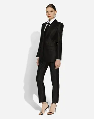 Dolce & Gabbana Single-breasted Floral Brocade Jacket
