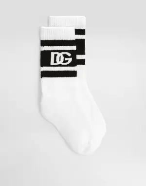 Dolce & Gabbana Socks With Logo Accessories Multi-colored Cotton - Multicolor
