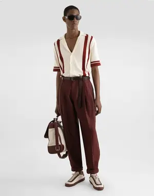 Dolce & Gabbana Linen Fabric Pants Pants And Shorts Multi-colored