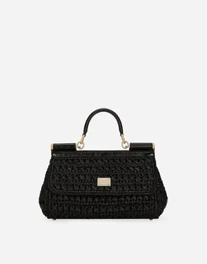 Dolce & Gabbana Elongated Sicily Handbag Handbags - Black