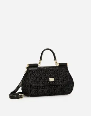 Dolce & Gabbana Elongated Sicily Handbag Handbags - Black