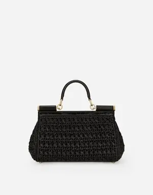 Dolce & Gabbana Elongated Sicily Handbag Handbags - Black