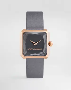 Dolce & Gabbana Sofia Watch In Rose Gold Watches - Gray