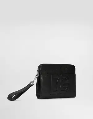 Dolce & Gabbana Medium Deerskin Pouch Briefcase And Clutches - Black