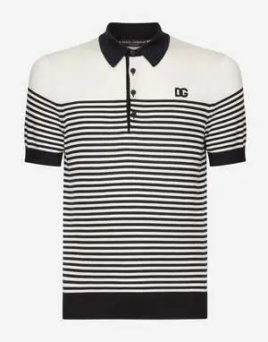 Dolce & Gabbana Polo Manica Corta Sweaters And Cardigans - Multicolor