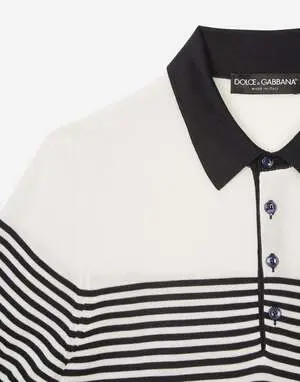 Dolce & Gabbana Polo Manica Corta Sweaters And Cardigans