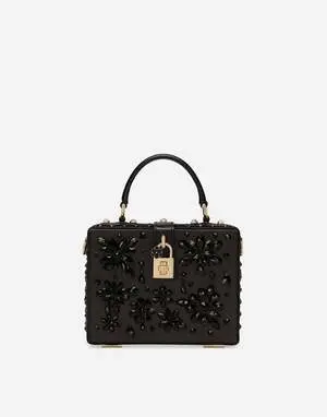 Dolce & Gabbana Dolce Box Handbag Handbags Black Viscose - Multicolor