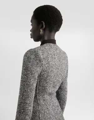 Dolce & Gabbana Single-breasted Jacket In Wool Chevron Blazers