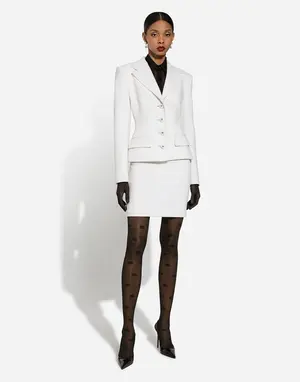 Dolce & Gabbana Single-breasted Woolen Jacket Blazers