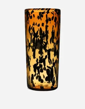 Dolce & Gabbana Cylindrical Murano Glass Vase Large Vases