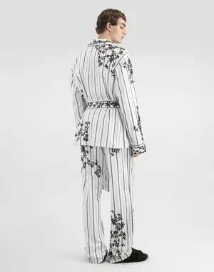 Dolce & Gabbana Vanity Robe With Embroidery Shirts Multi-colored