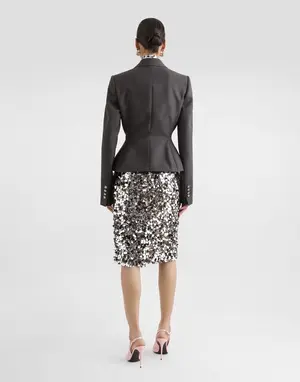 Dolce & Gabbana Sequined Midi Skirt Skirts