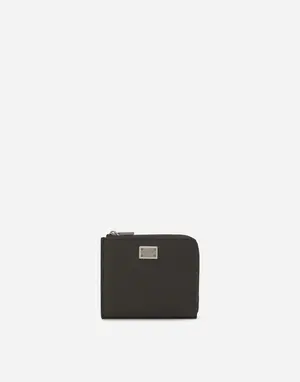 Dolce & Gabbana Dauphine Calfskin Card Holder Wallets And Small Leather Goods Gray Leather - Grey