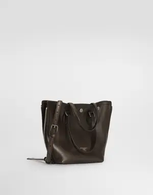 Dolce & Gabbana Atene Shopping Bag In Tempesta Calfskin