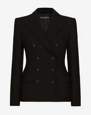 Dolce & Gabbana Giacca Blazers Wool - Black