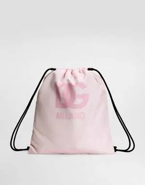 Dolce & Gabbana Nylon Backpack With Printed Logo Collection - Multicolor