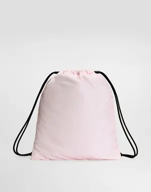 Dolce & Gabbana Nylon Backpack With Printed Logo Collection