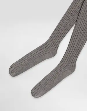 Dolce & Gabbana Hold-up Socks Socks And Tights Gray
