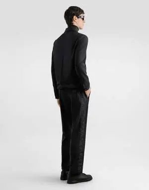 Dolce & Gabbana Wool Canvas Jacket Coats And Jackets