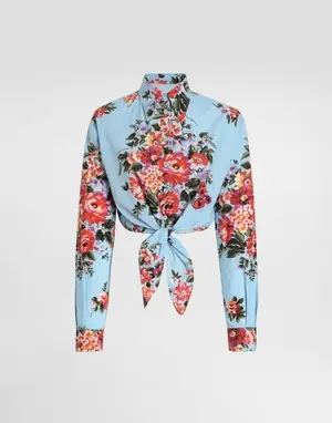 Dolce & Gabbana Floral Print Cotton Shirt - Multicolor