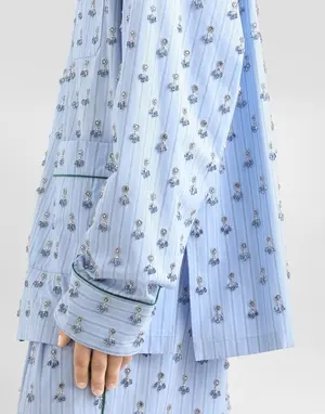 Dolce & Gabbana Vanity Shirt With Embroidery And Piping Shirts Multi-colored