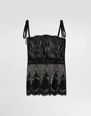 Dolce & Gabbana Lace Top Shirts And Tops