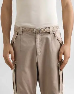 Dolce & Gabbana Woven Goatskin Belt Belts